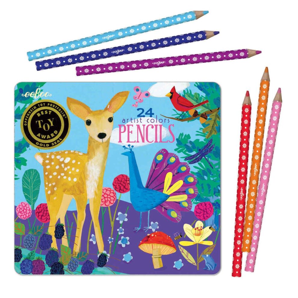 Eeboo Colored Pencils Life on Earth kopen? ⋆ QIDDIE