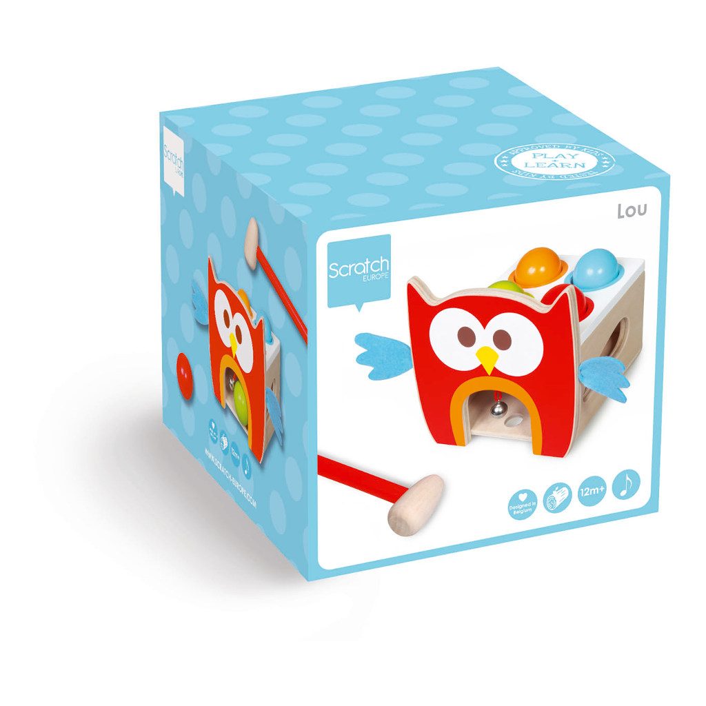 Tabata GV-0628 Lead Weights Scratch Preschool TOC TOC OWL Toy - Wooden ...