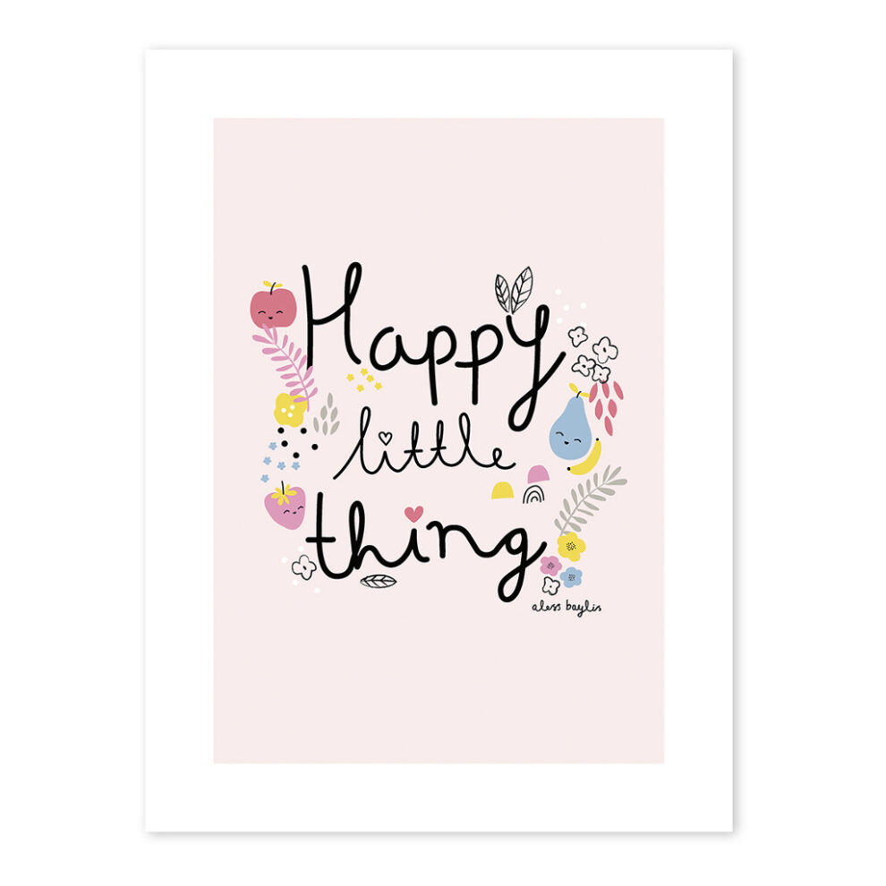 Happy Little Things Poster Tutti Frutti van Lilipinso kopen? ⋆ QIDDIE