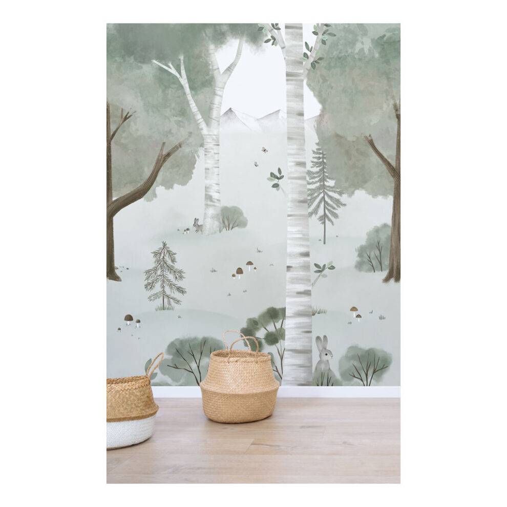 Behang Panoramisch Bos Kharu van Lilipinso kopen? ⋆ QIDDIE